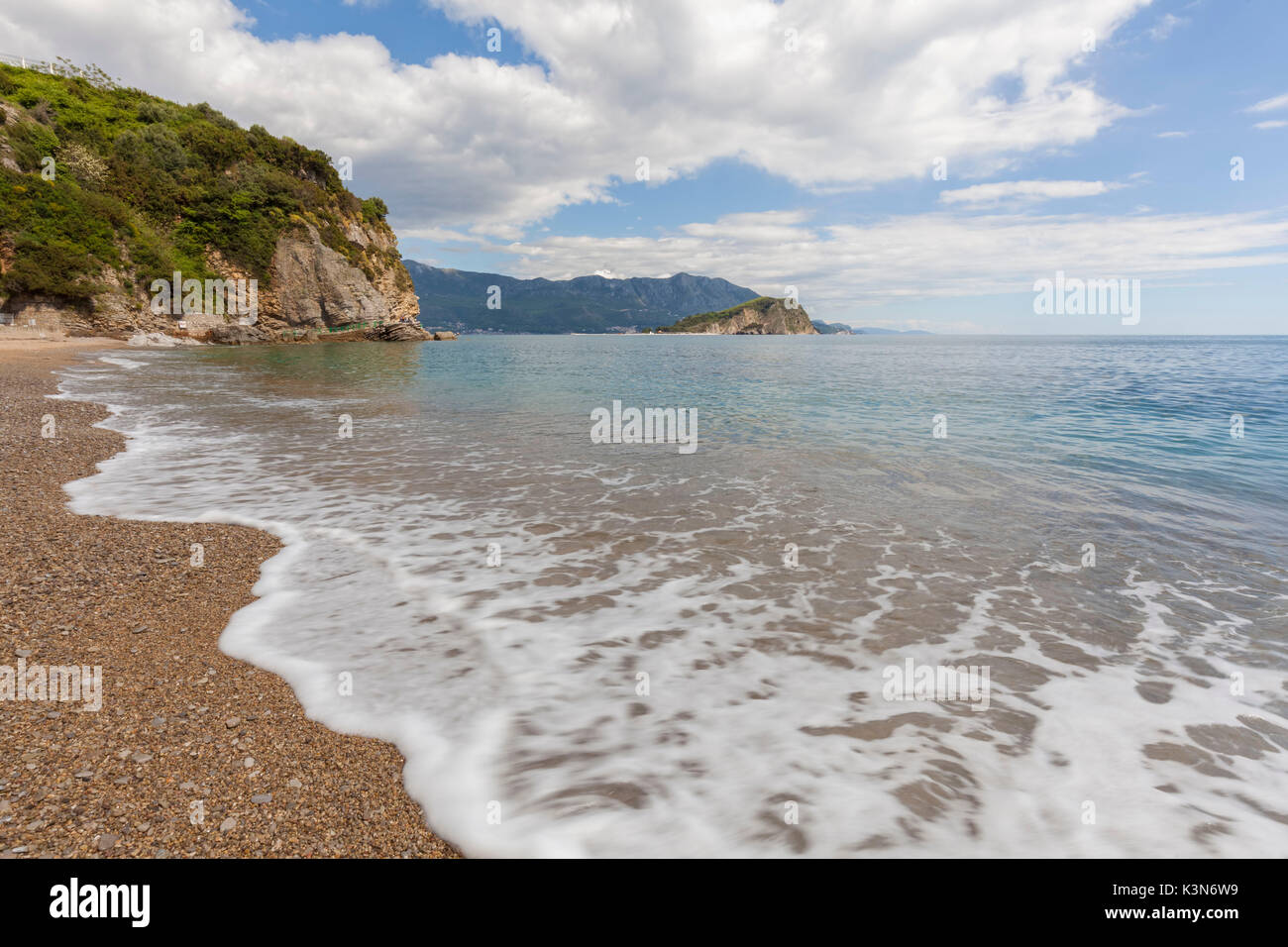 Mogren beach, near Budva, Montenegro Stock Photo - Alamy