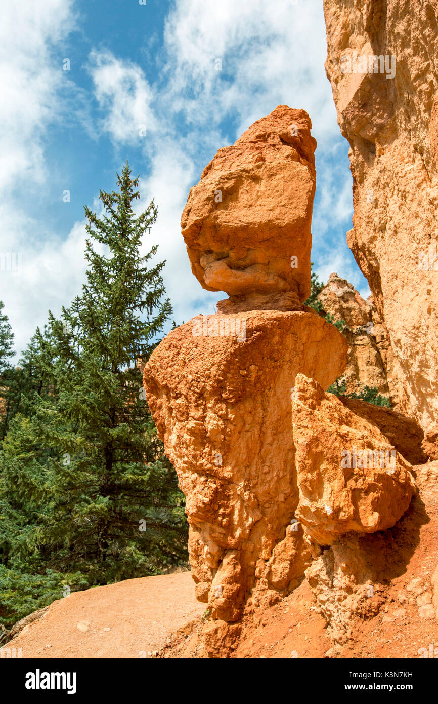 Rock formations along navajo loop trail hi-res stock photography and ...