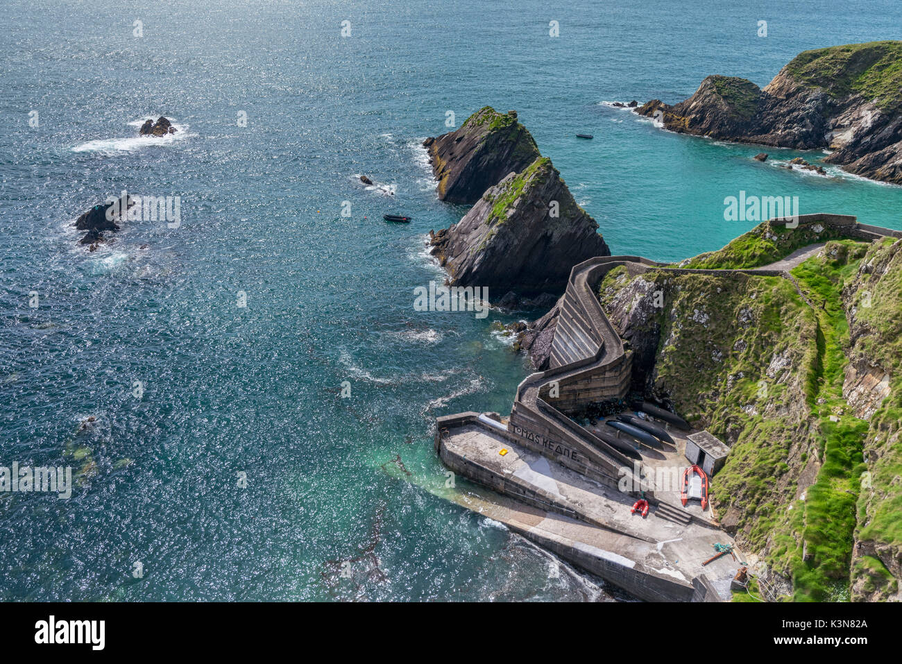 Dunquin Pier. Dunquin, Dingle Peninsula, Co.Kerry, Munster, Ireland ...
