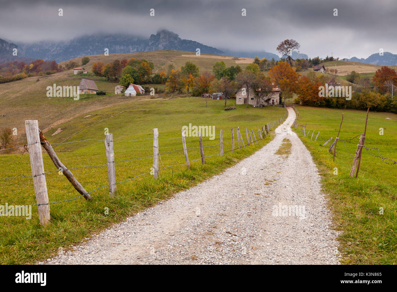 Italy track and typical village hi-res stock photography and images - Alamy