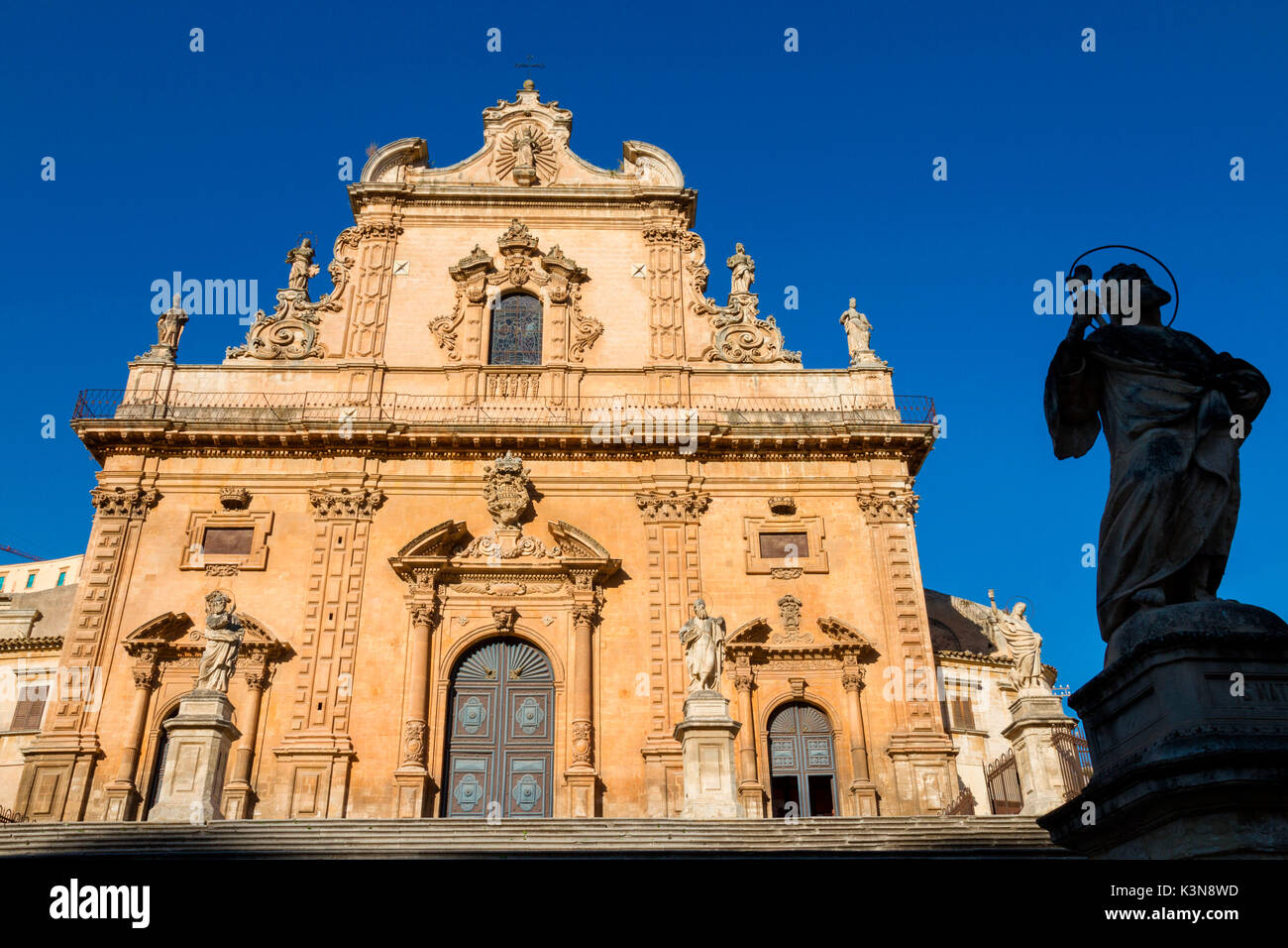 s.pietro church in Modica, sicily, italy, europe Stock Photo - Alamy