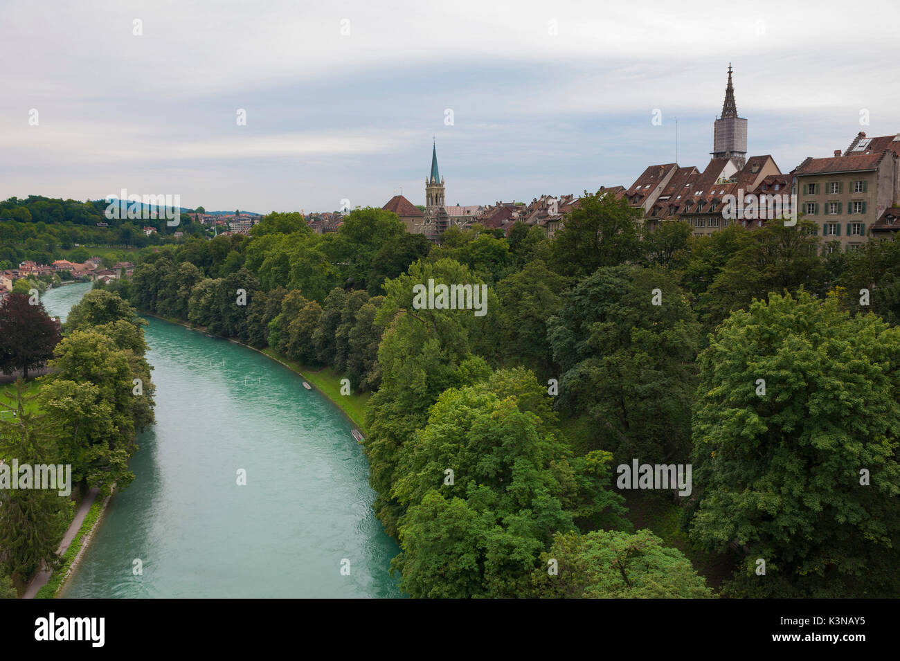 Switzerland, Bern, Aar river Stock Photo - Alamy