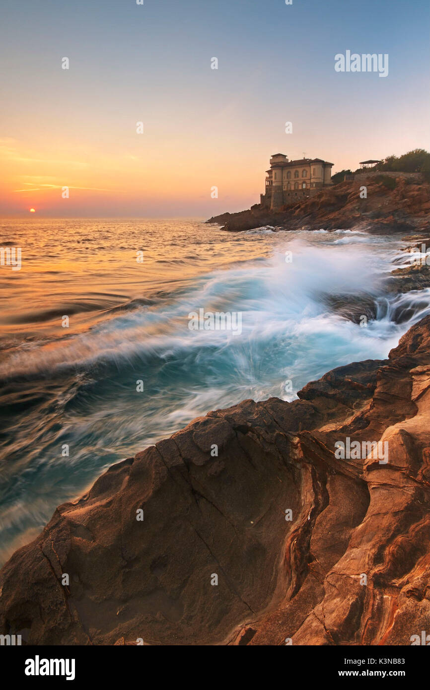 Livorno sunset at boccale castle hi-res stock photography and images ...