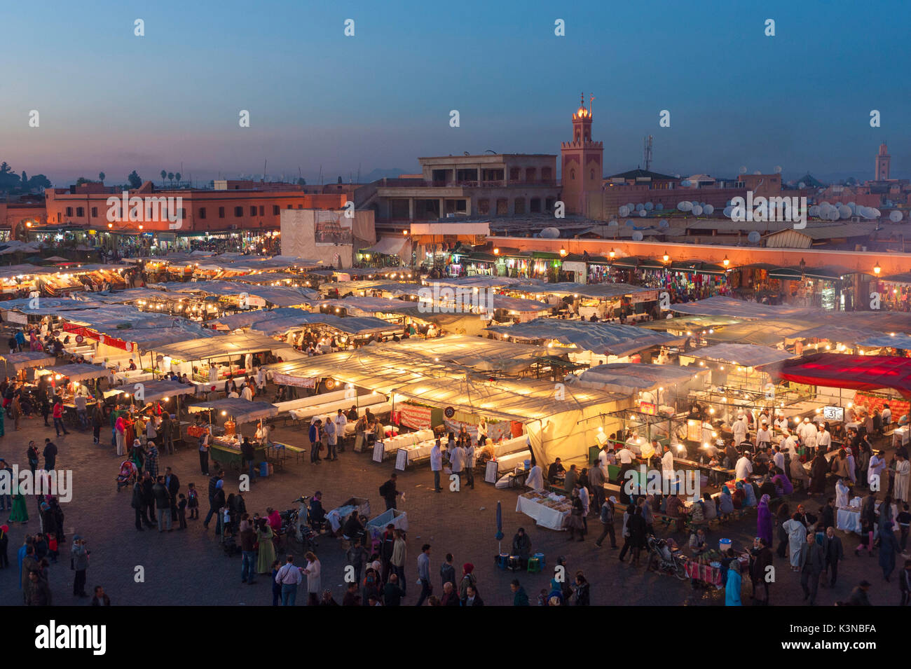 Jemaa el fna marrakech morocco hi-res stock photography and images - Alamy