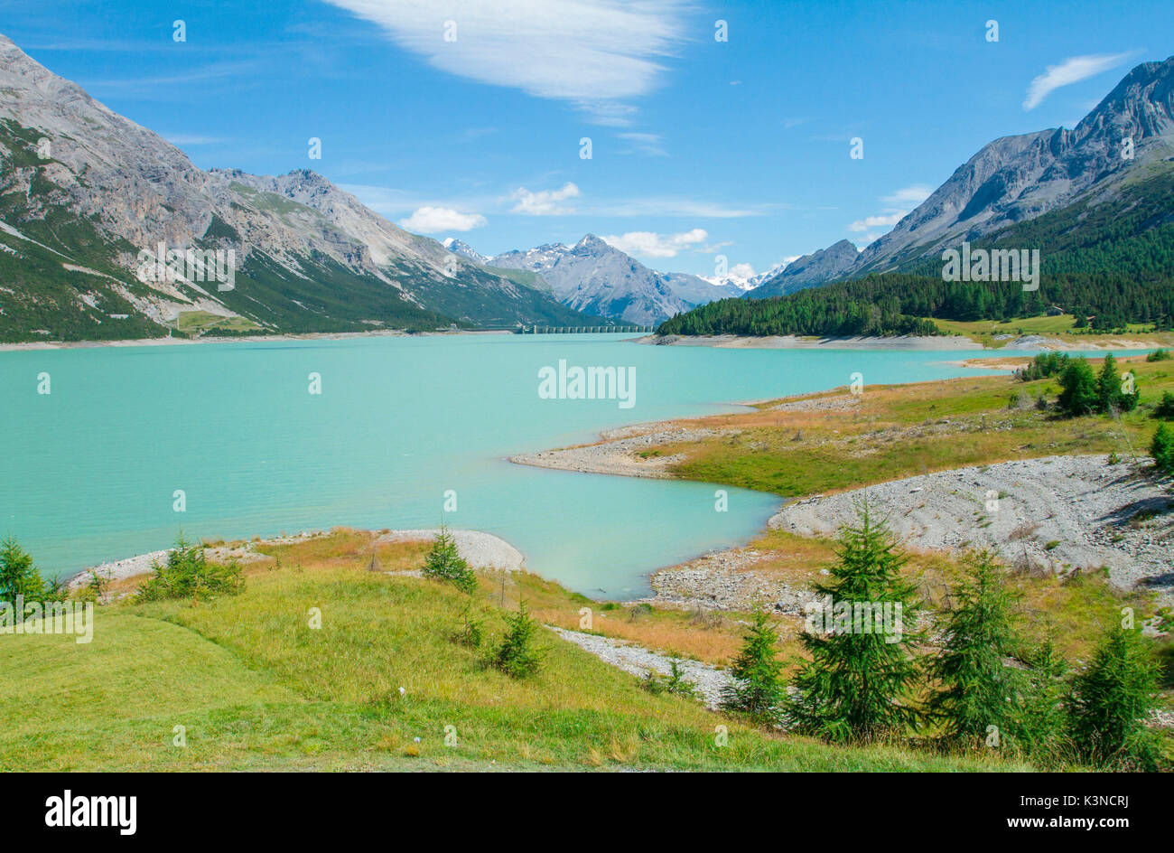 Cancano lakes in Valtellina - Italian Alps Stock Photo - Alamy