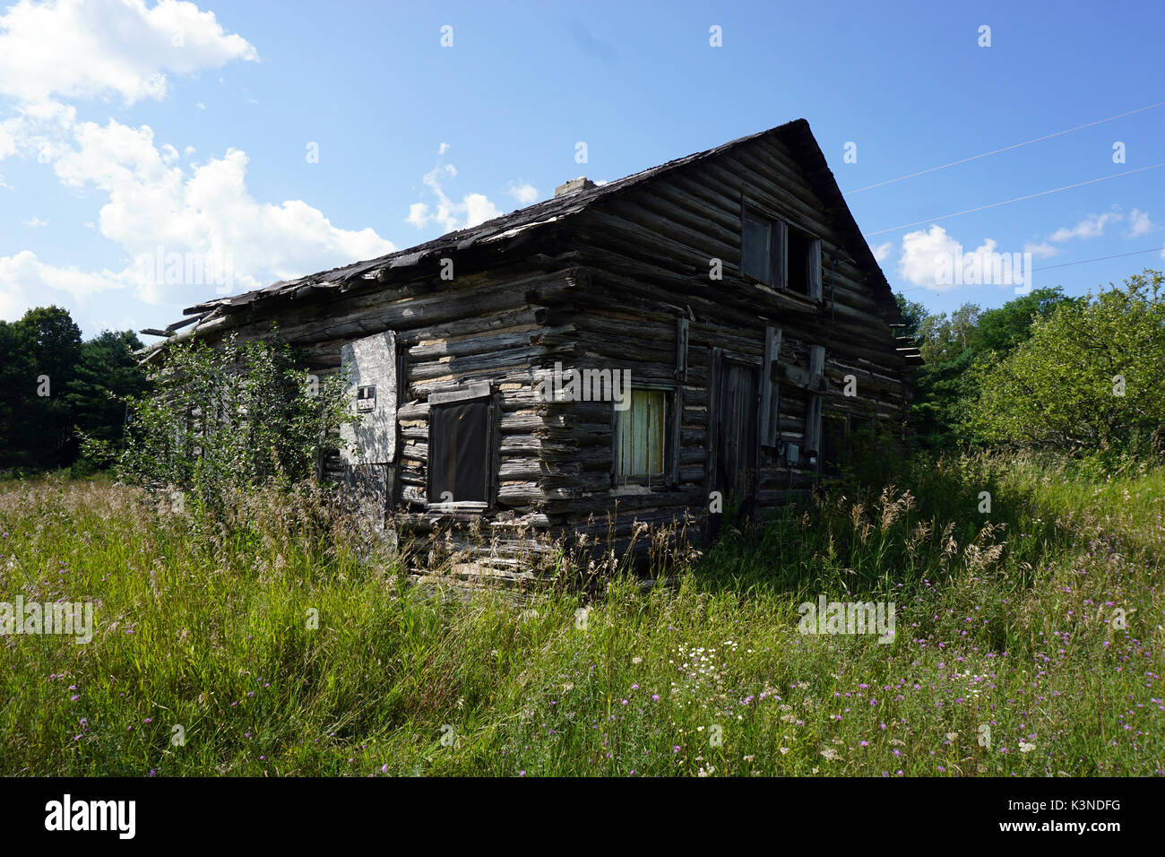 Homesteaders log cabin hi-res stock photography and images - Alamy