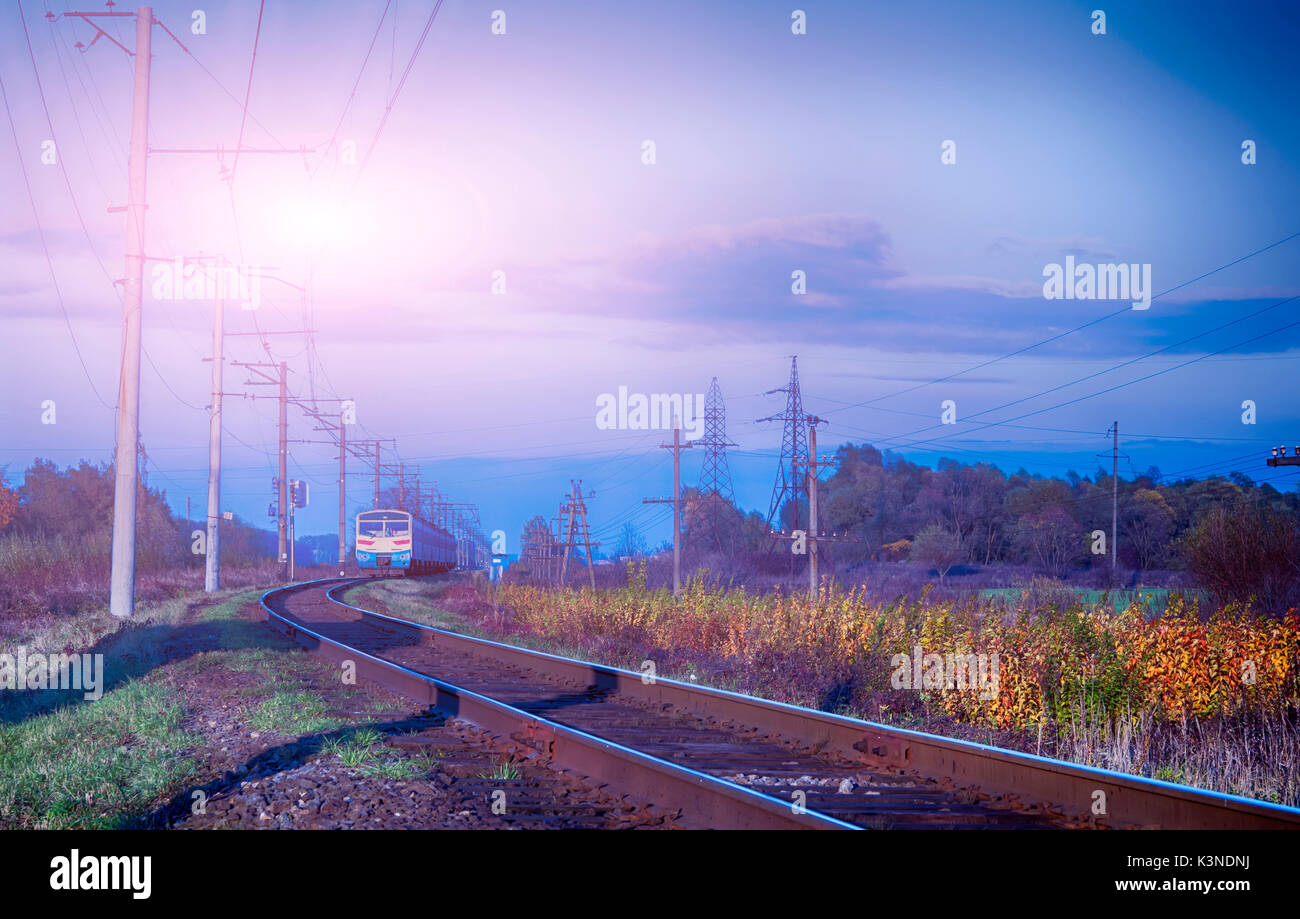 ukrainian passenger train. A close up Stock Photo - Alamy