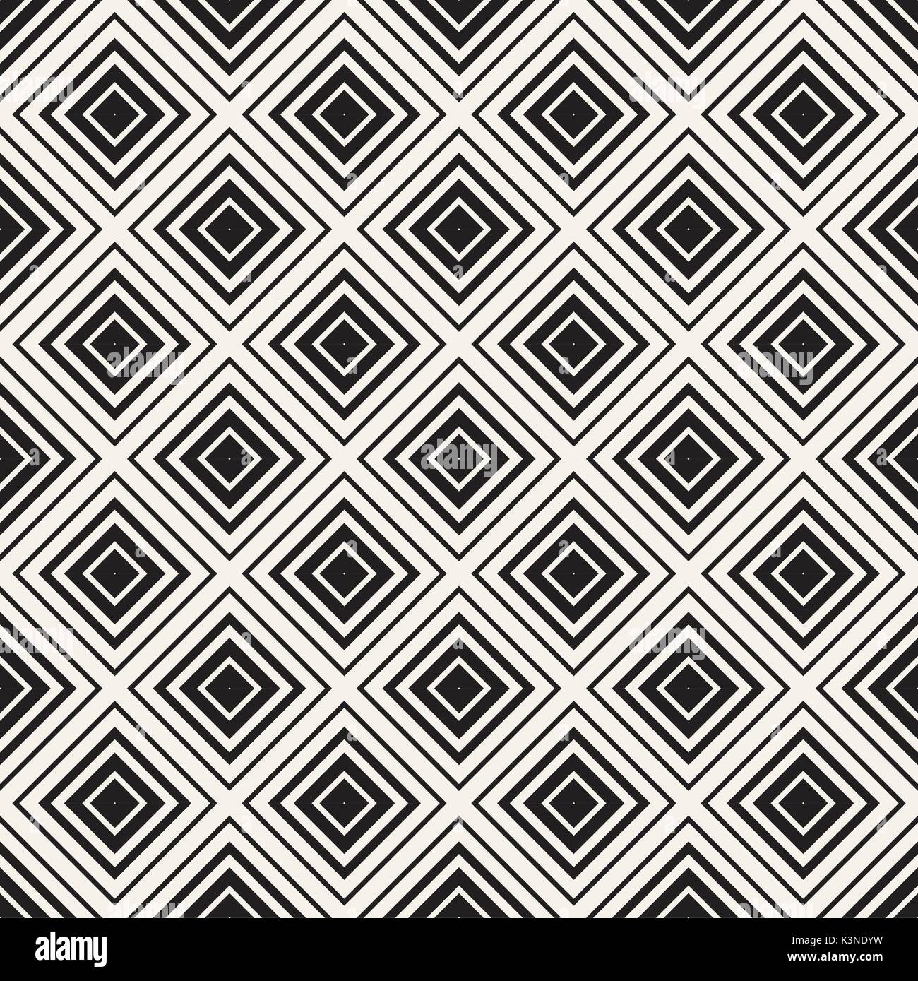 Seamless Pattern With Lines Lattice Vector Abstract Geometric