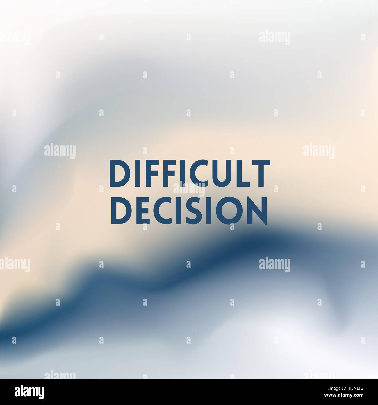 square blurred background - light blue pastel colors With motivating ...