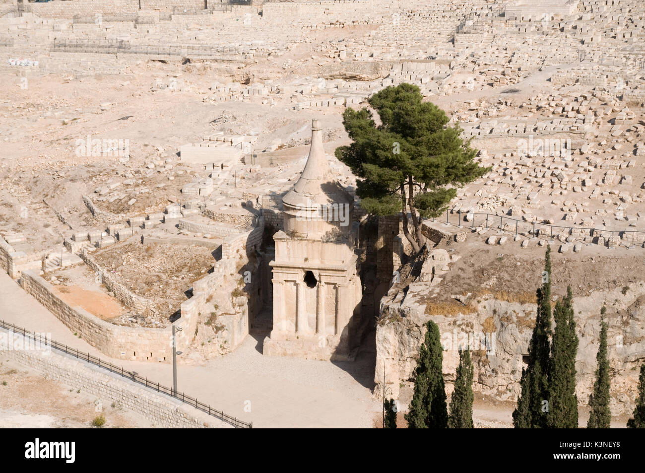 Yad Avshalom, Absalom's tomb, Jerusalem Stock Photo - Alamy