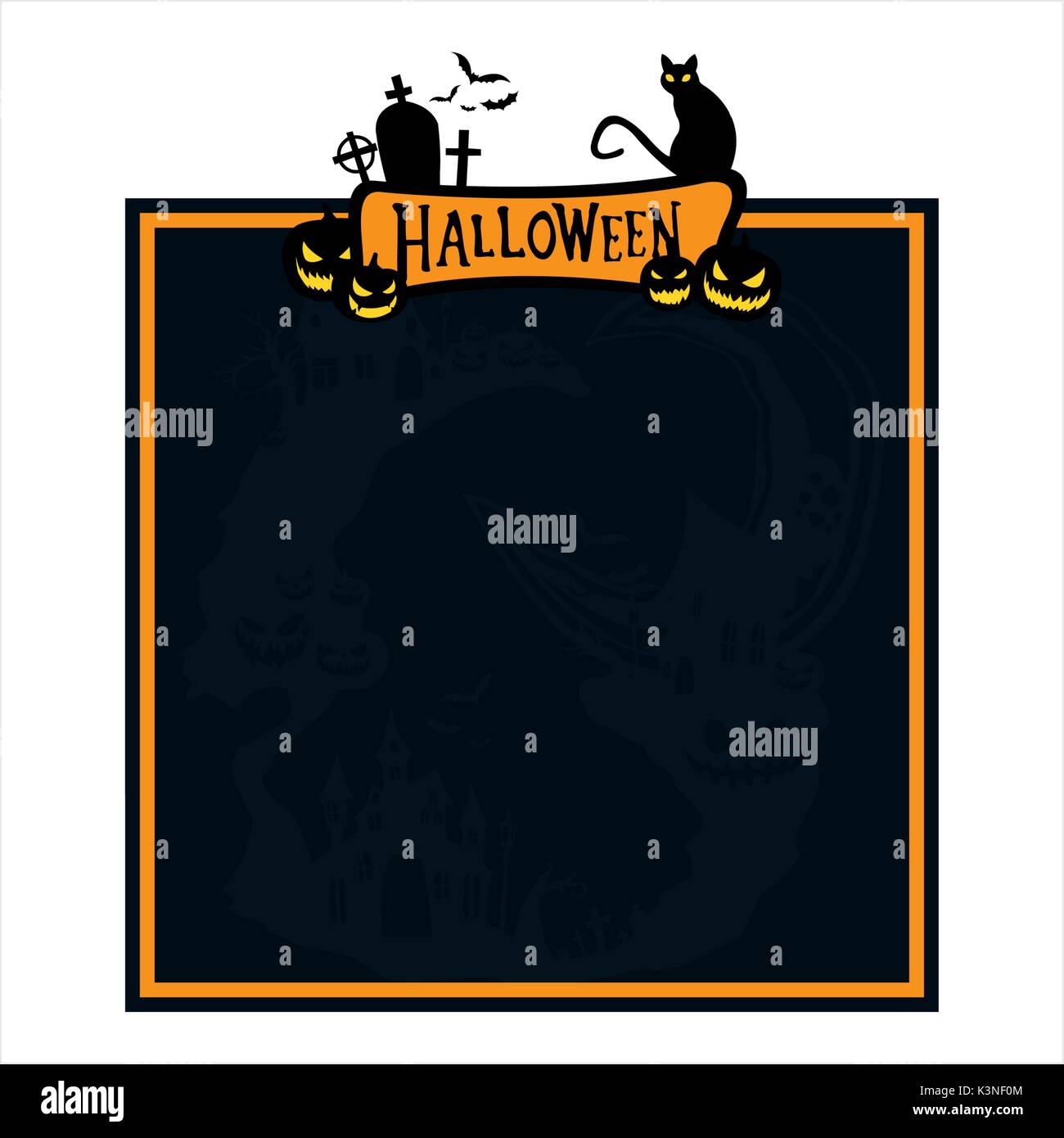 halloween vector background Stock Vector Image & Art - Alamy