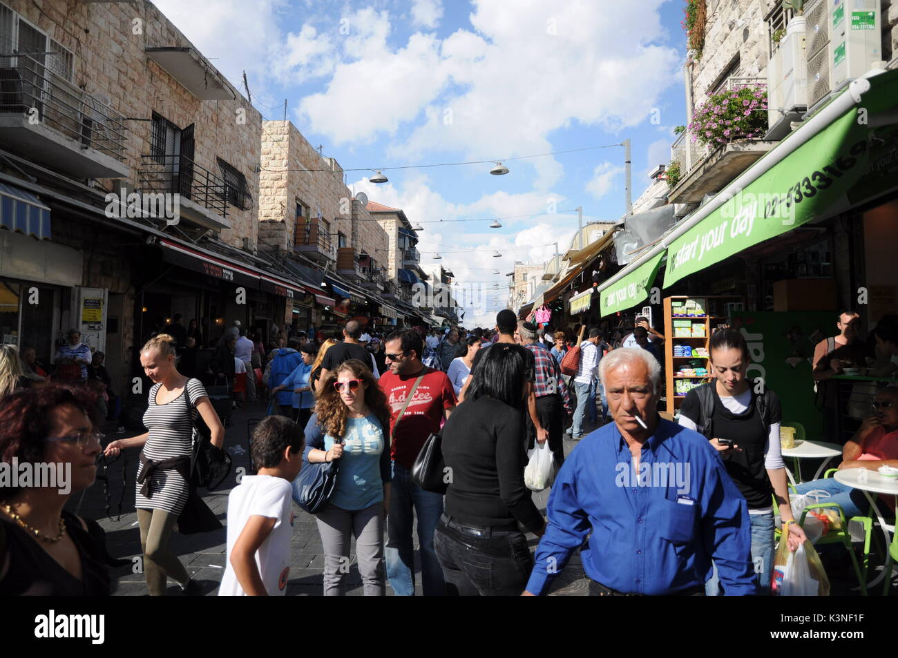 Mahane Yehuda market, Jerusalem Stock Photo - Alamy