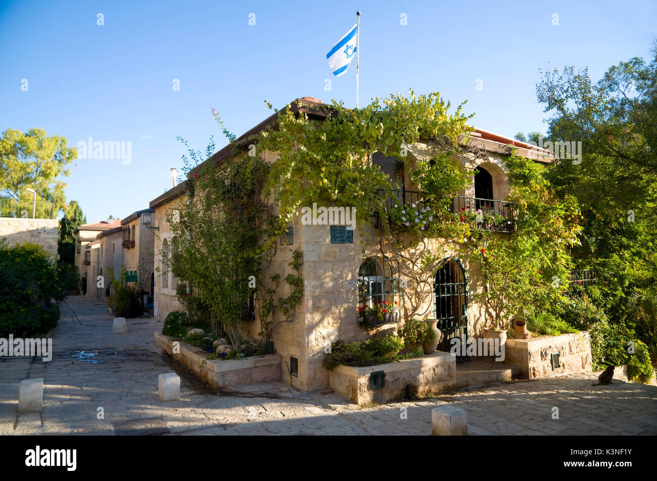 Yemin Moshe neighborhood in Jerusalem, Israel Stock Photo - Alamy