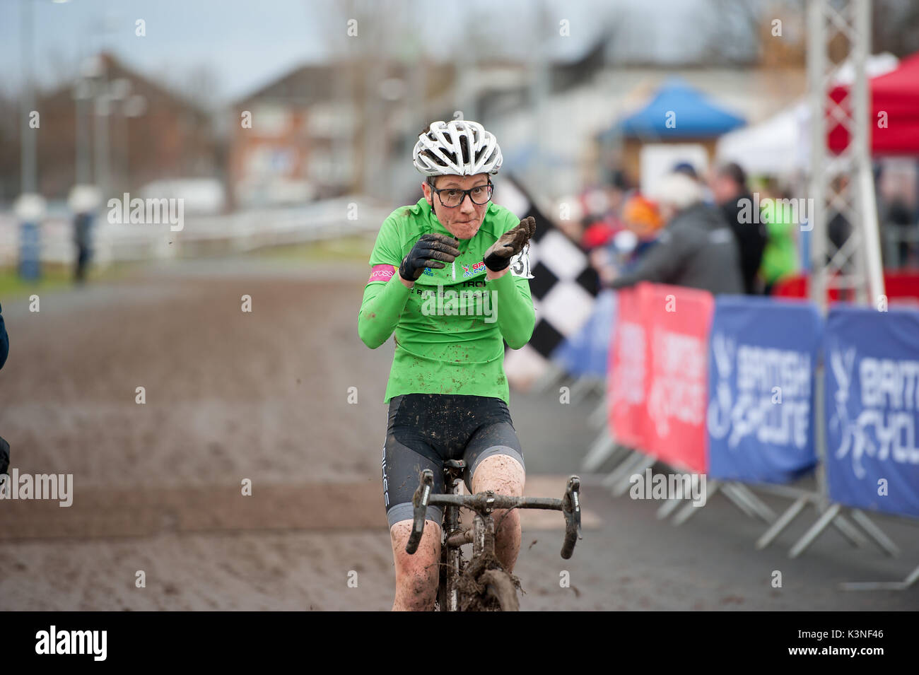 slabikes' founder Isla Rowntree and Cyclocross Champion Stock Photo - Alamy