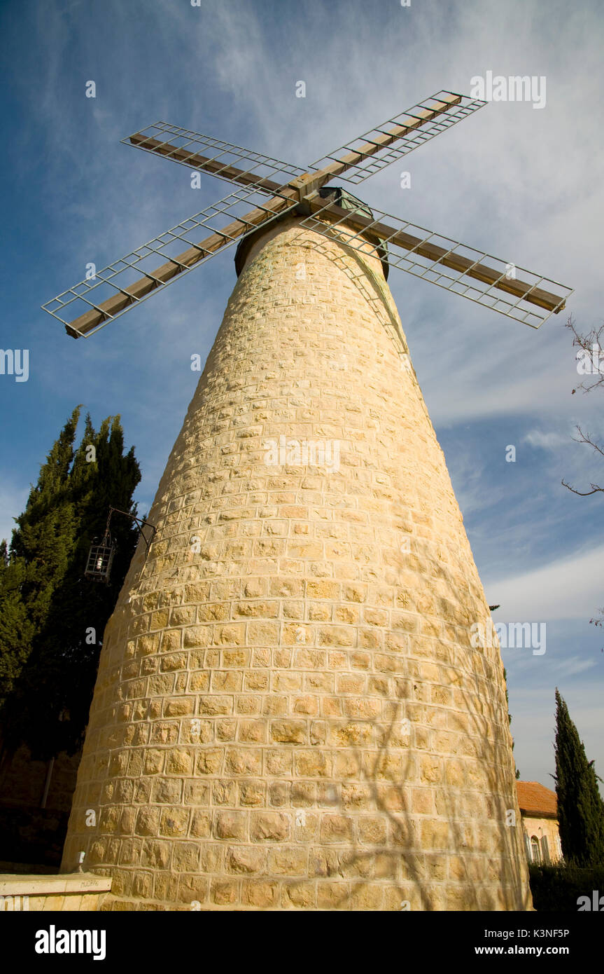 Yemin Moshe neighborhood in Jerusalem, Israel Stock Photo - Alamy