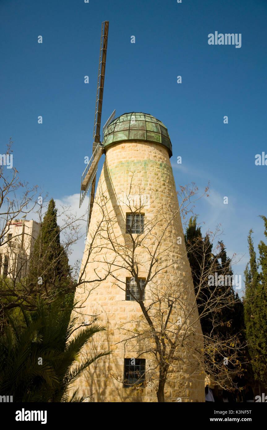 Yemin Moshe neighborhood in Jerusalem, Israel Stock Photo - Alamy