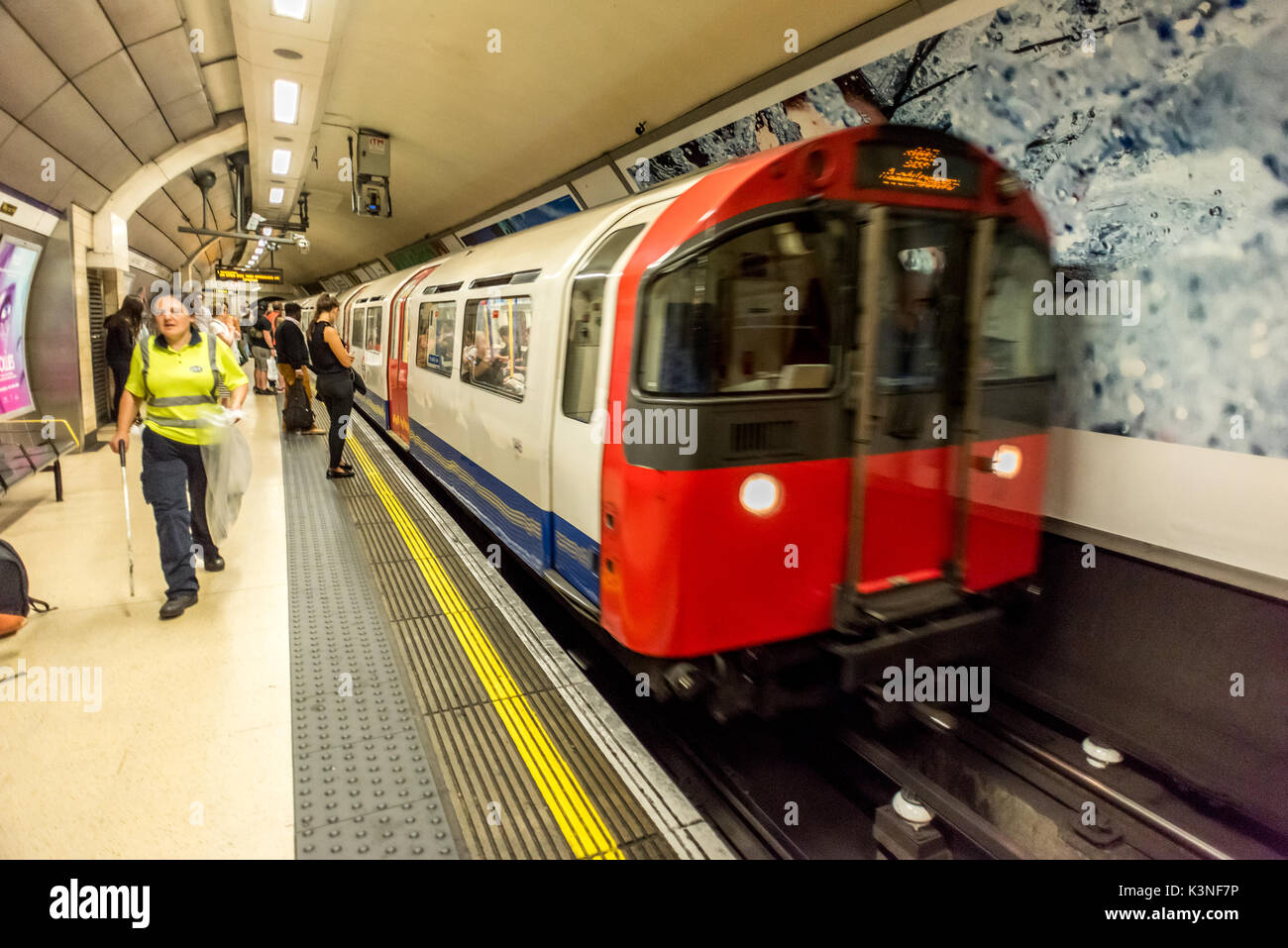 The underground railway, or tube, in London Stock Photo - Alamy