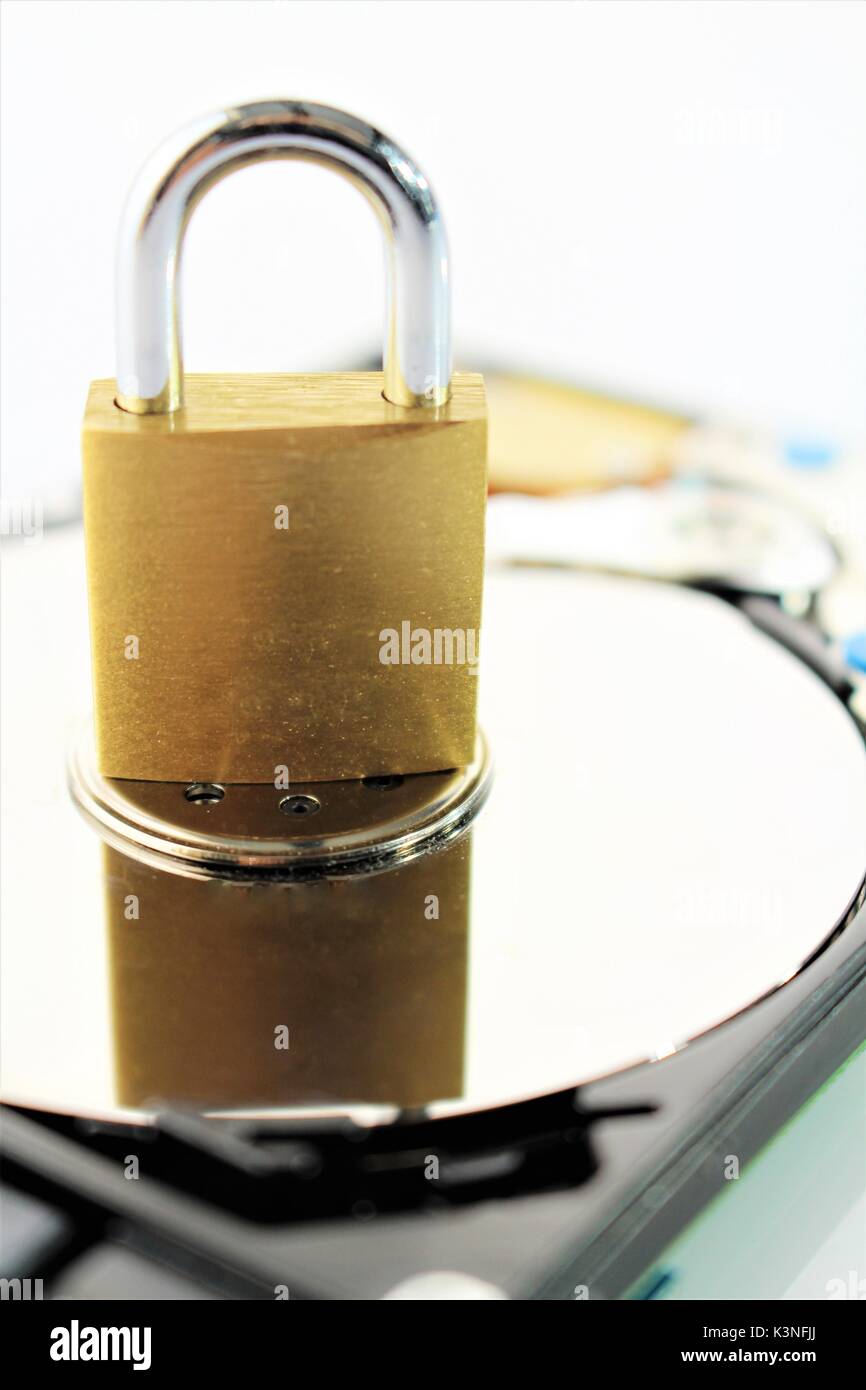 Hard disk drive lock hi-res stock photography and images - Alamy