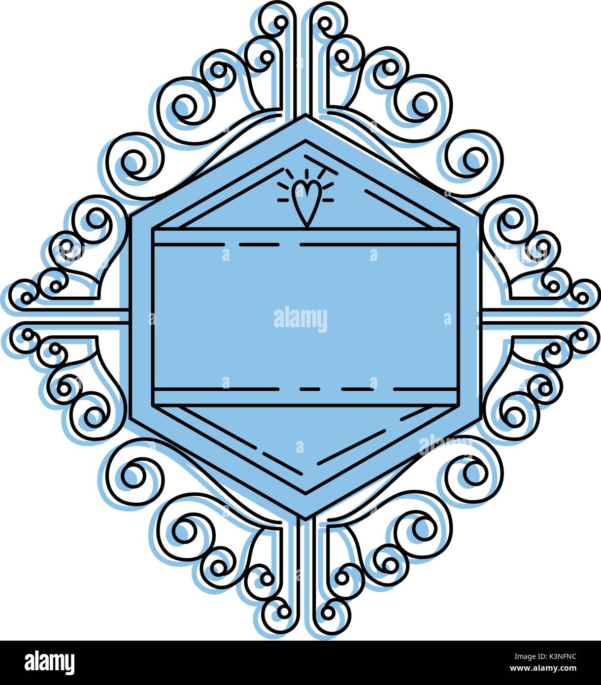 vintage frame icon over white background vector illustration Stock ...