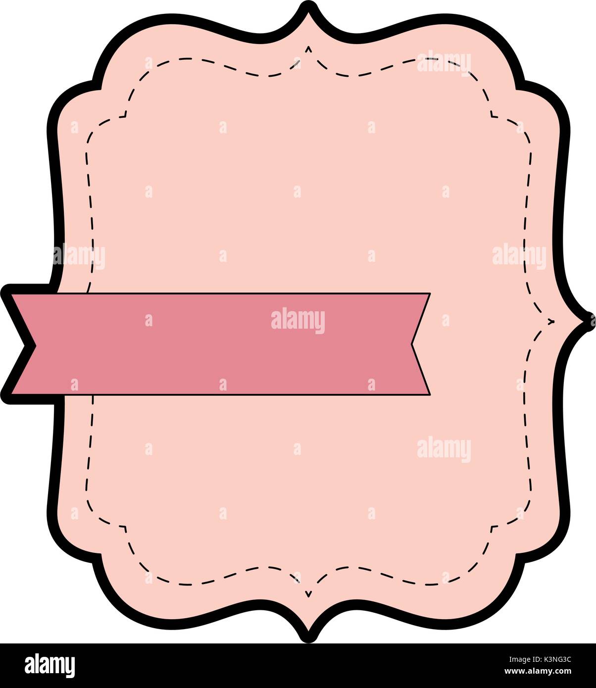 decorative frame icon over white background vector illustration Stock ...