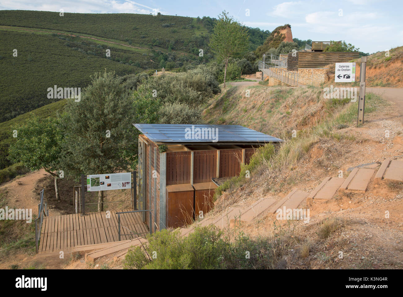 Mine Gallery Cave, Orellan, Medulas, Leon, Spain Stock Photo - Alamy