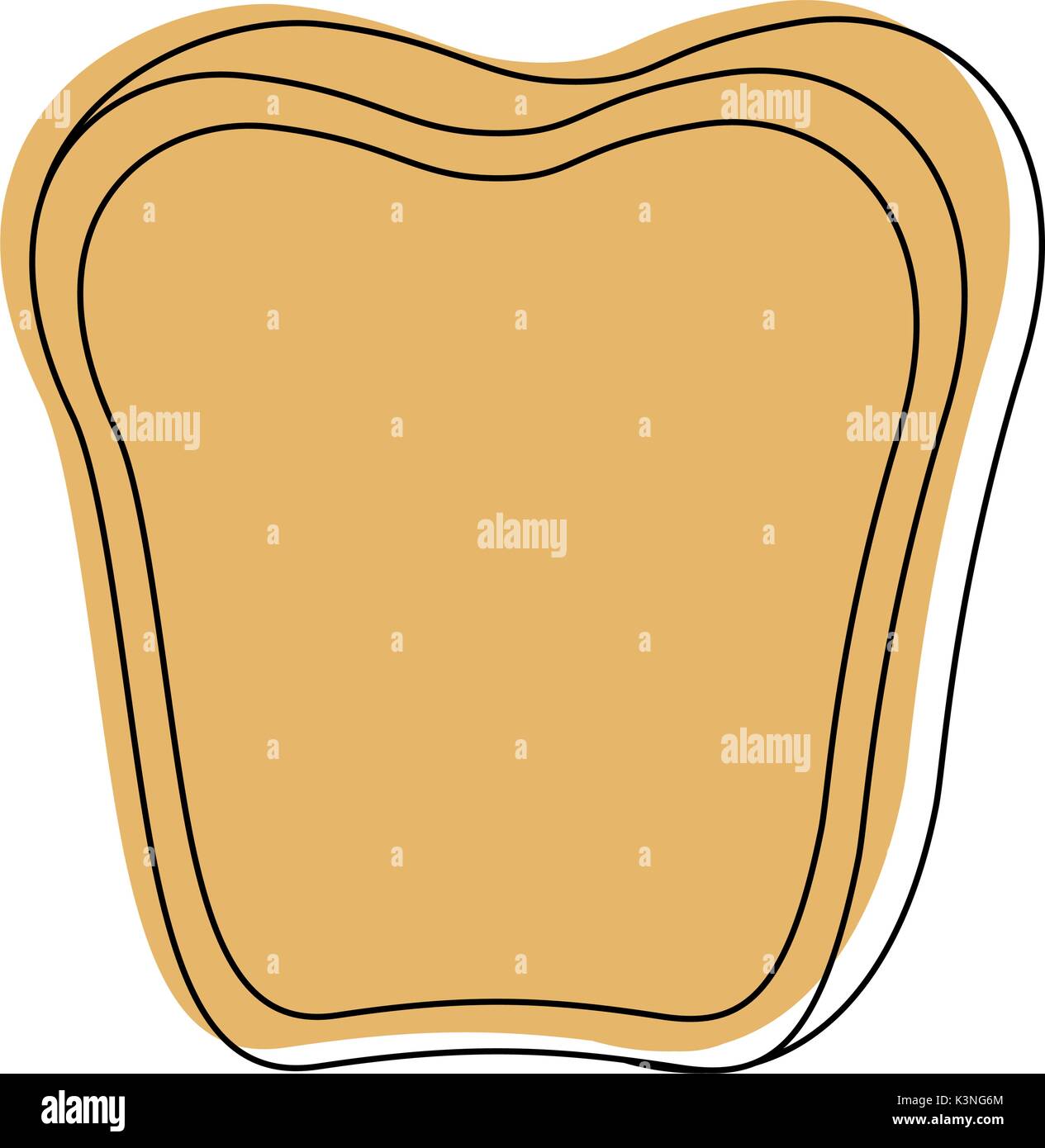 loaf icon over white background vector illustration Stock Vector Image ...