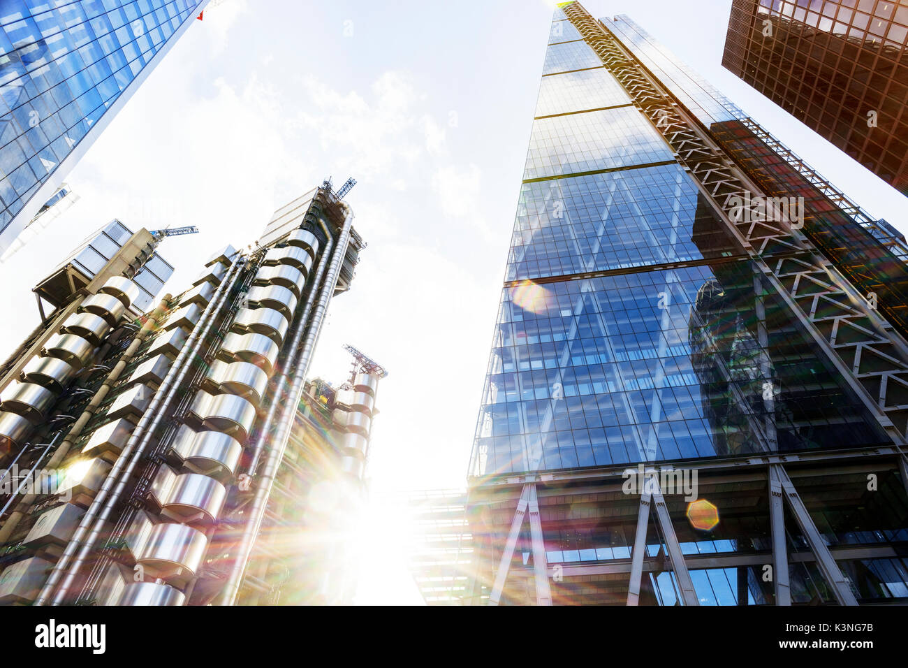 Futuristic office buildings hi-res stock photography and images - Alamy