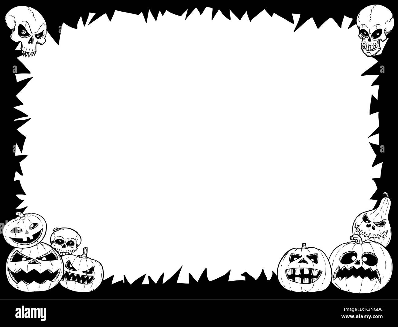 Cartoon border hi-res stock photography and images - Alamy