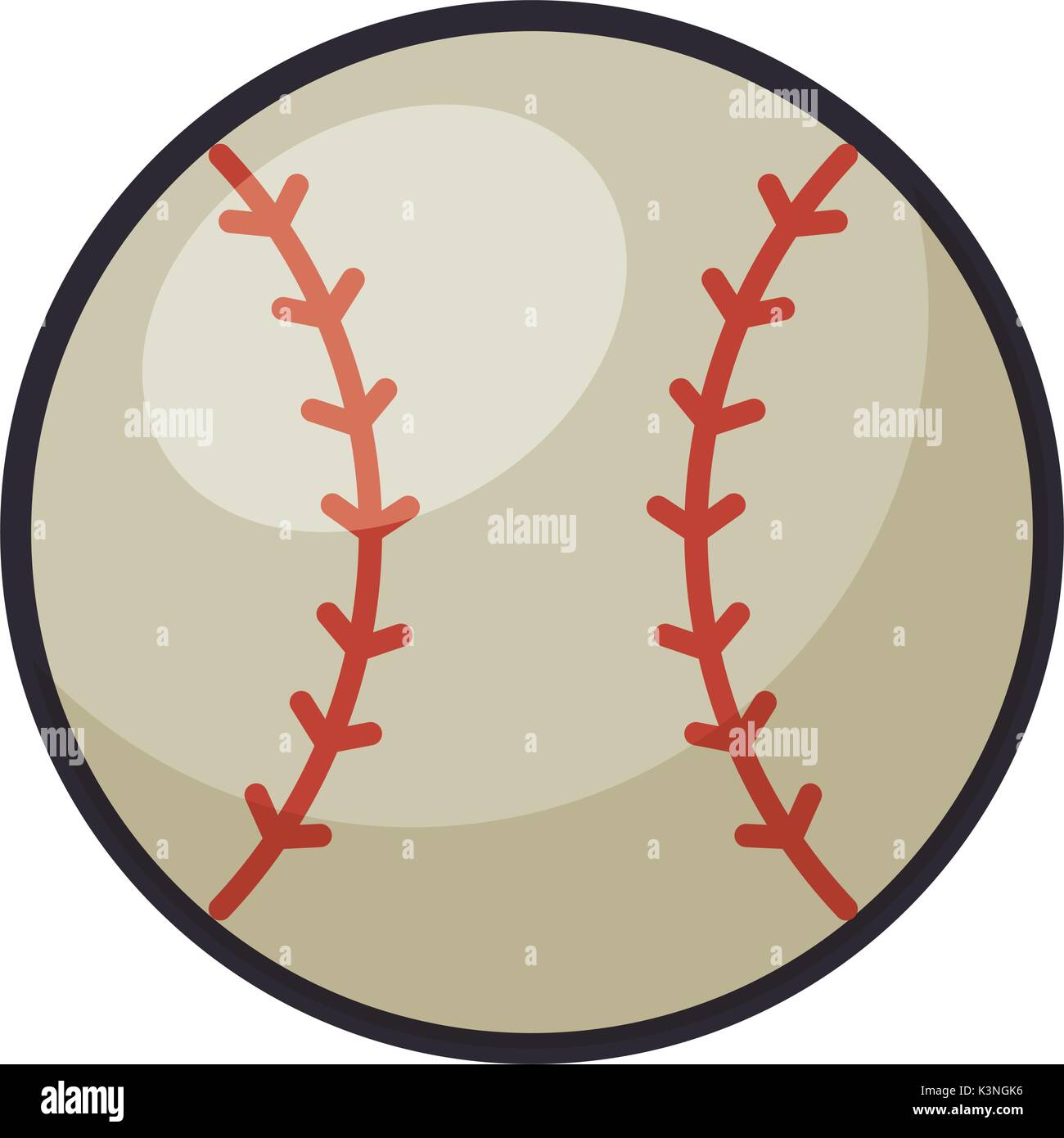 baseball ball emblem icon vector illustration design Stock Vector Image ...