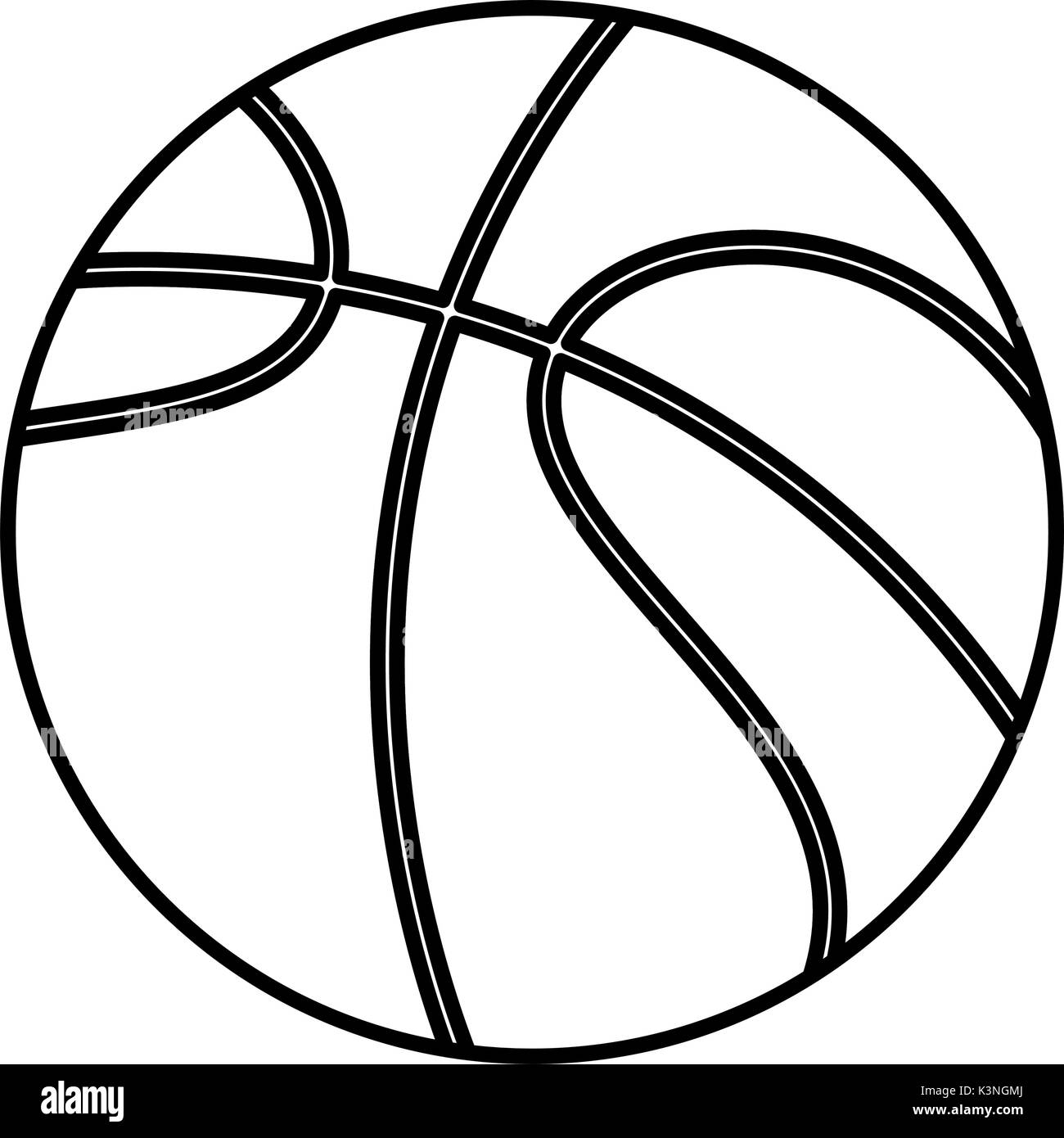 basketball balloon emblem icon vector illustration design Stock Vector ...