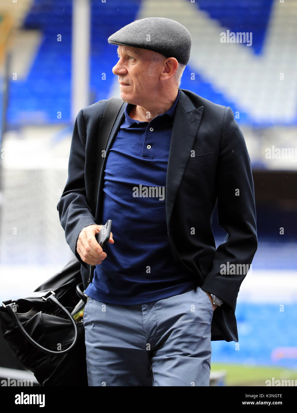 Peter Reid arrives for the Bradley Lowery charity match at Goodison ...