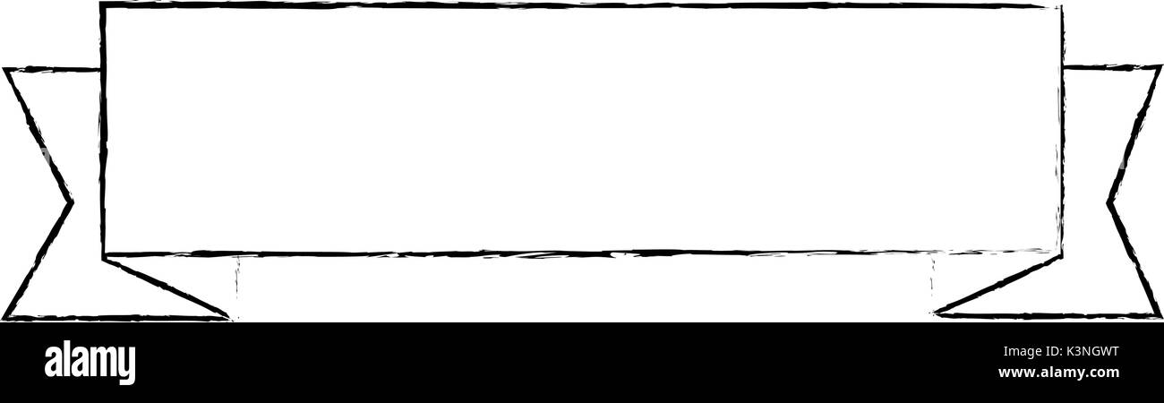 Empty ribbon banner icon vector illustration graphic design Stock ...