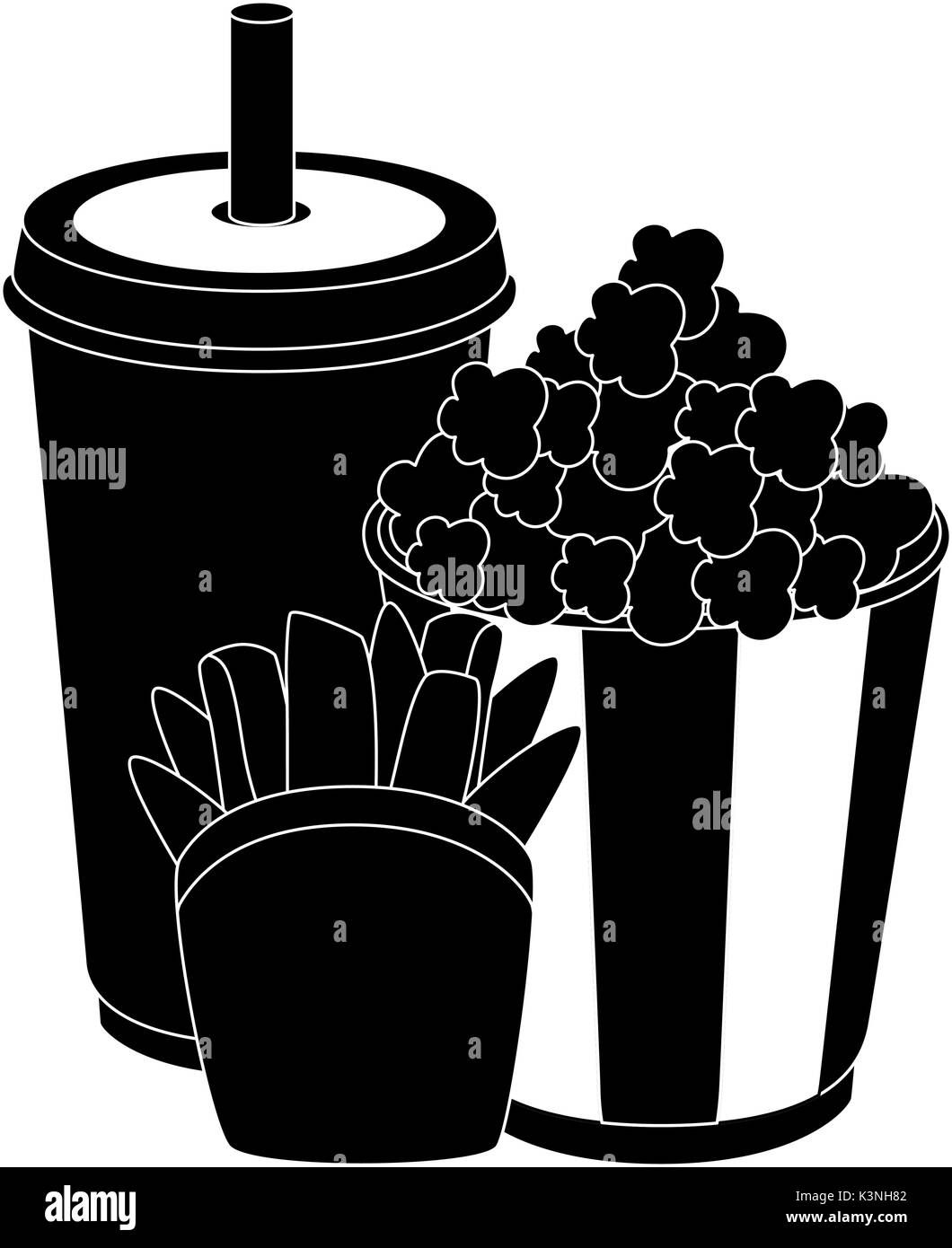 Classic snacks Black and White Stock Photos & Images - Alamy