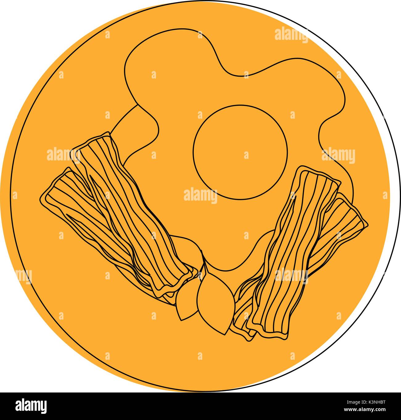 egg breakfast gourmet icon vector illustration graphic design Stock ...