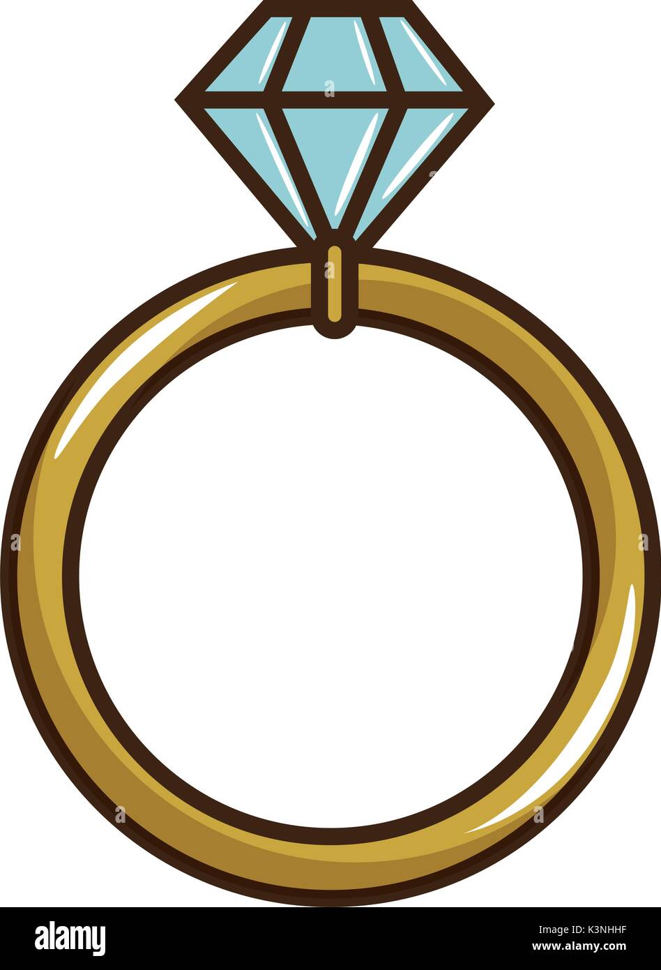 wedding diamond ring Stock Vector Image & Art - Alamy