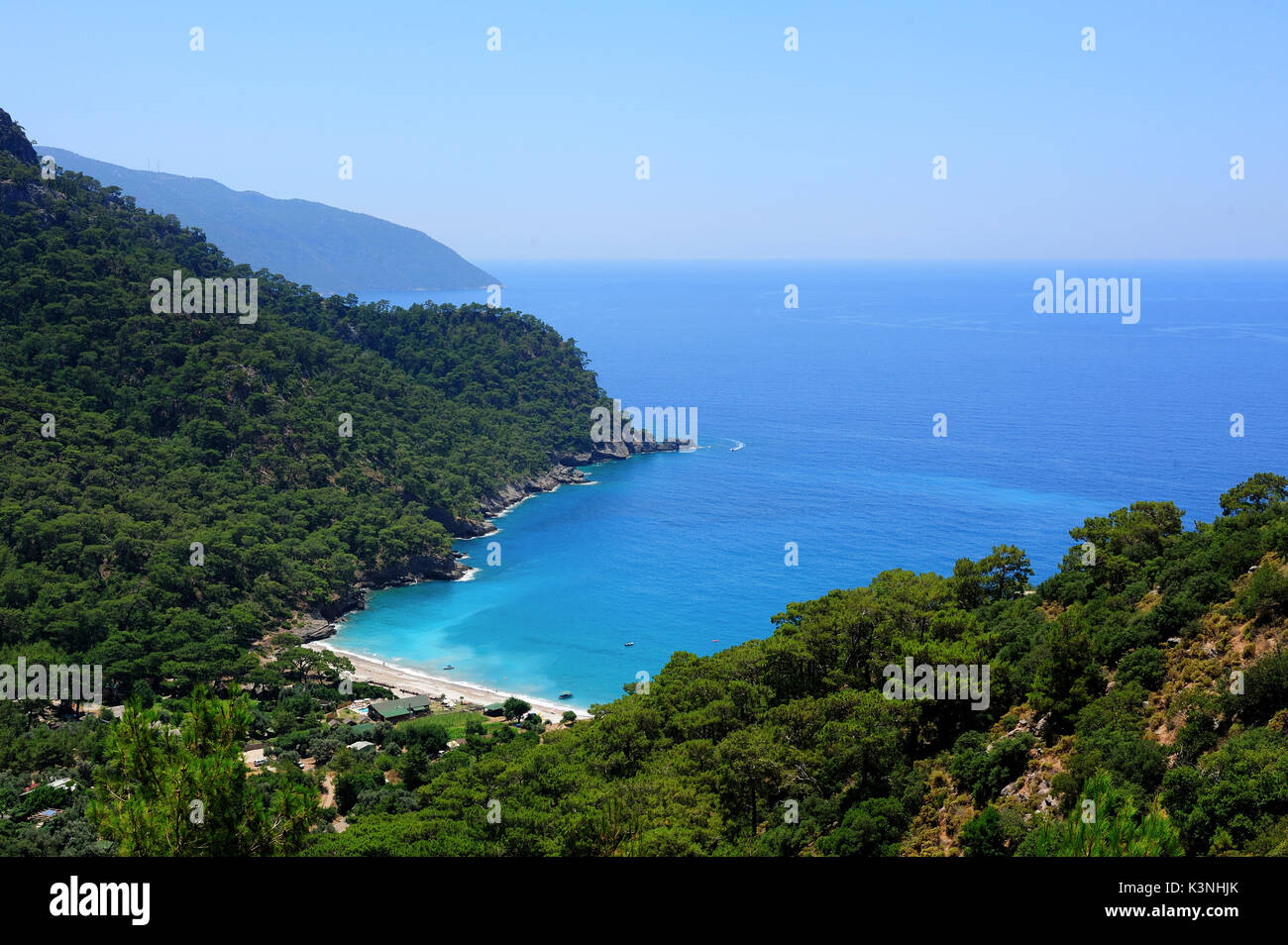 Mediterranean beach in Fethiye,Turkey Stock Photo - Alamy