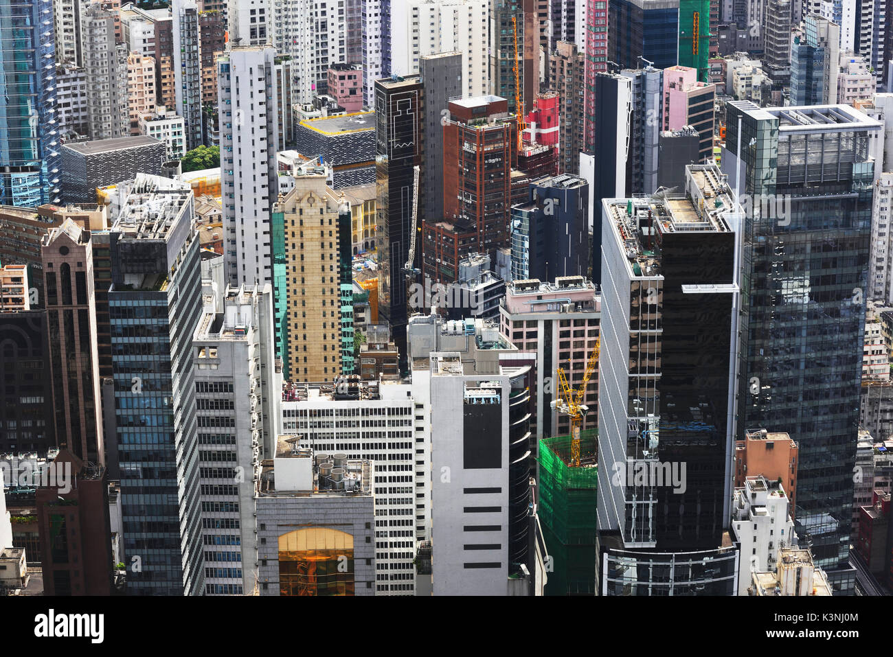 Hong kong central district aerial hi-res stock photography and images - Alamy