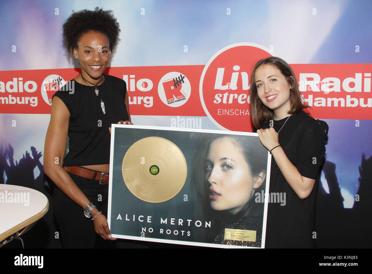 Alice Merton visiting Radio Hamburg Featuring: Alice Merton, Natalie ...