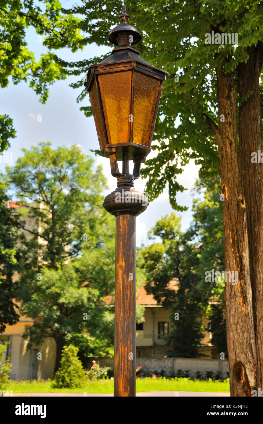 Old style street lamp Stock Photo - Alamy