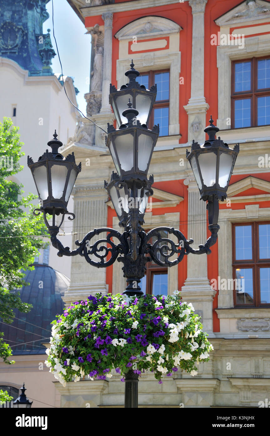 Old style street lamp Stock Photo - Alamy