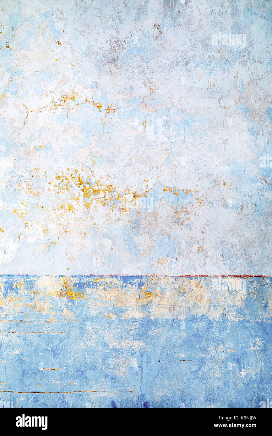 Old blue wall hi-res stock photography and images - Alamy