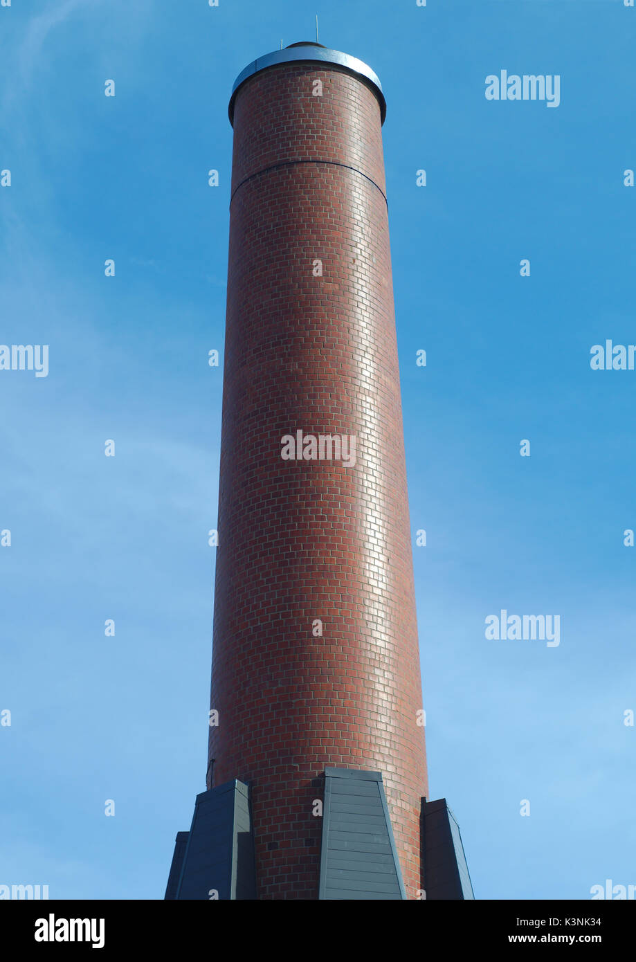 Tall round brick chimney hi-res stock photography and images - Alamy