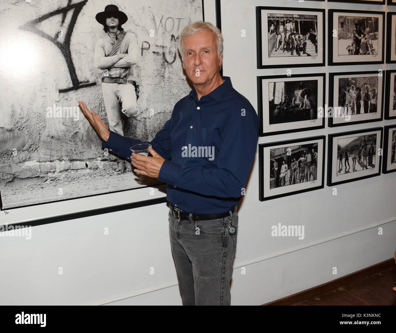 Filmmaker James Cameron attends VIP Reception for Chris Cuffaro's New ...