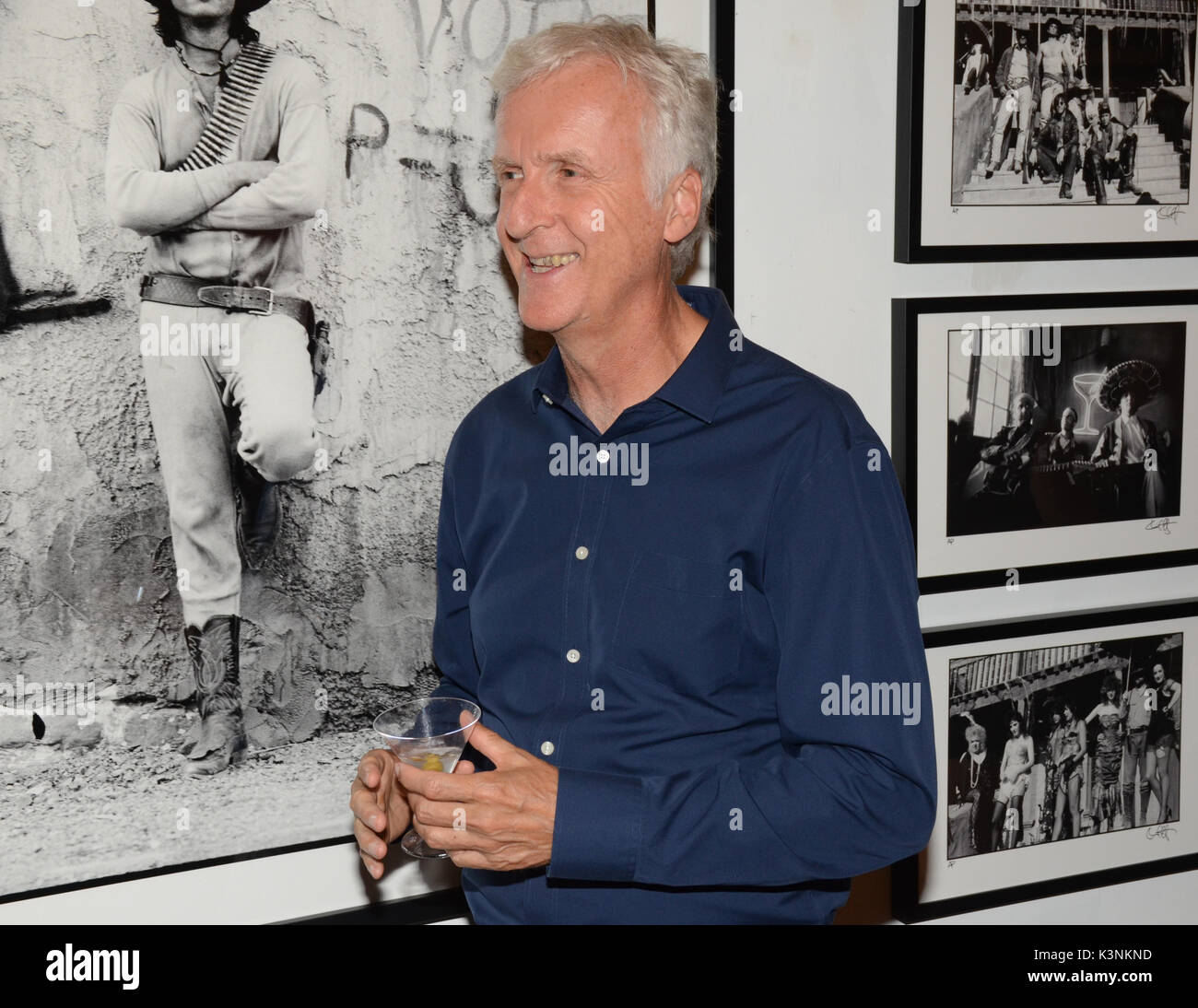 Filmmaker James Cameron attends VIP Reception for Chris Cuffaro's New ...