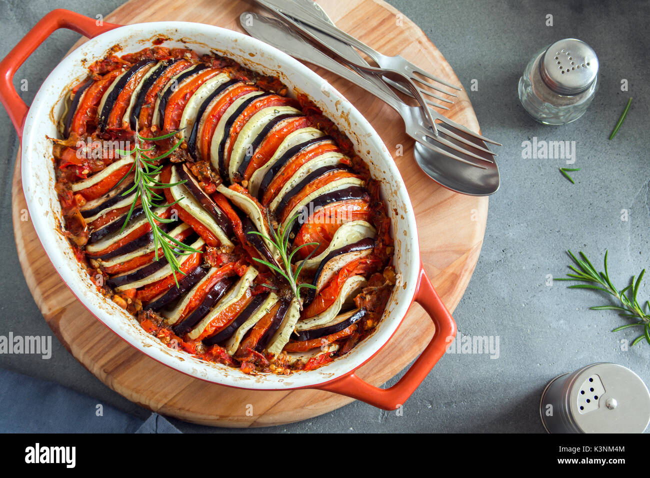 Ratatouille - traditional French Provencal vegetable dish cooked in ...
