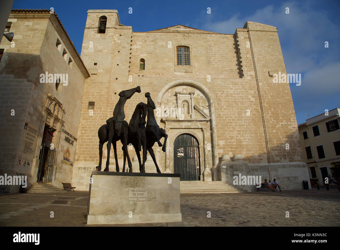 Church in Mahon Menorca Stock Photo - Alamy