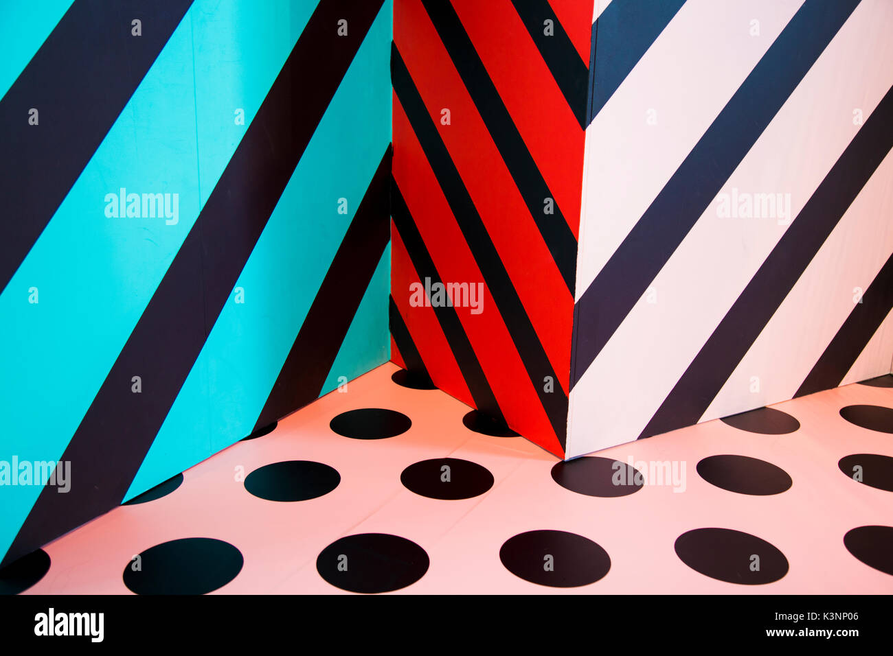 WALALA X PLAY installation by Camille Walala at the NOW Gallery, London ...