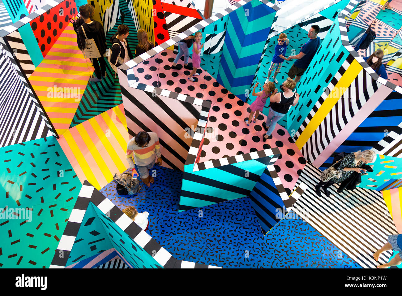 WALALA X PLAY installation by Camille Walala at the NOW Gallery, London ...