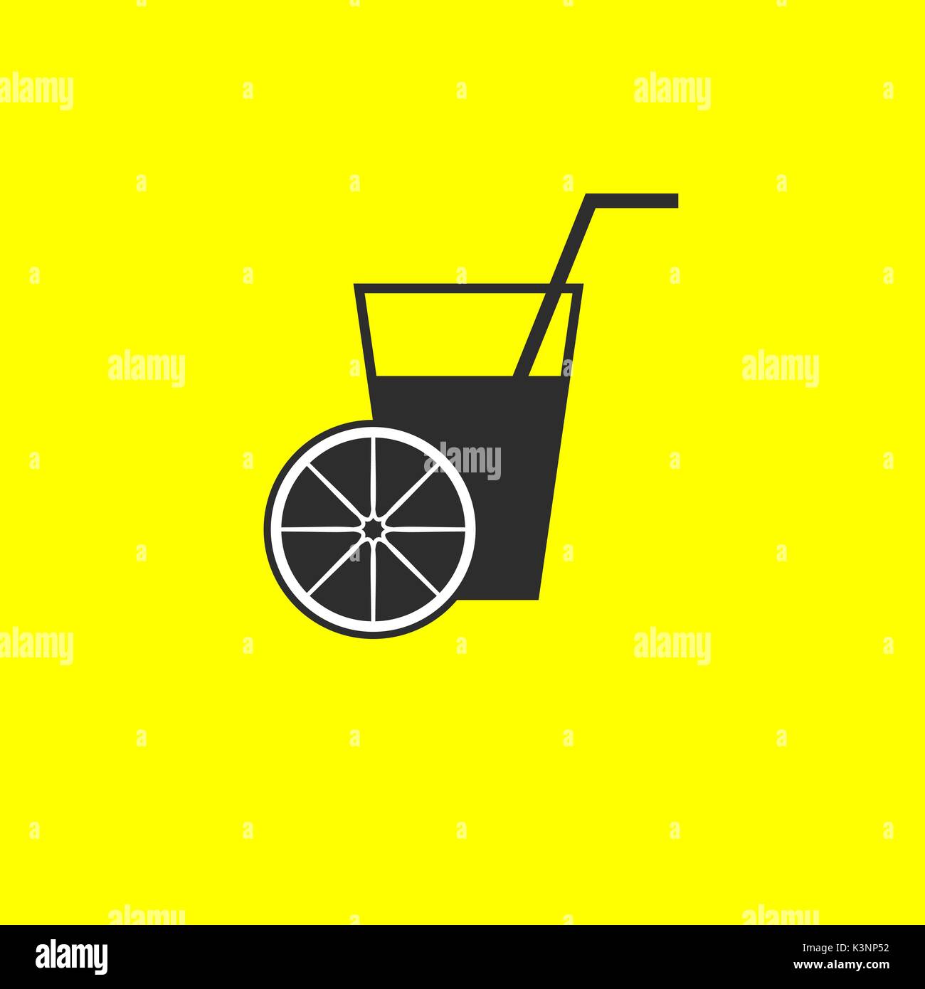 Delicious fresh soda icon Stock Vector Images - Alamy