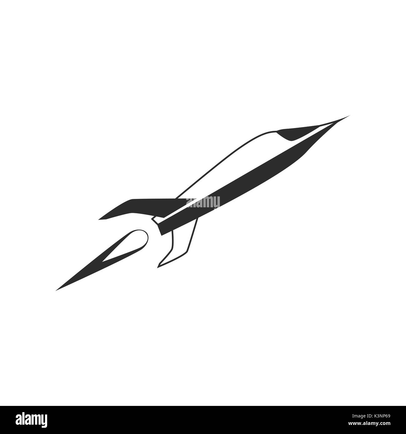 Rocket vector icon Stock Vector Image & Art - Alamy